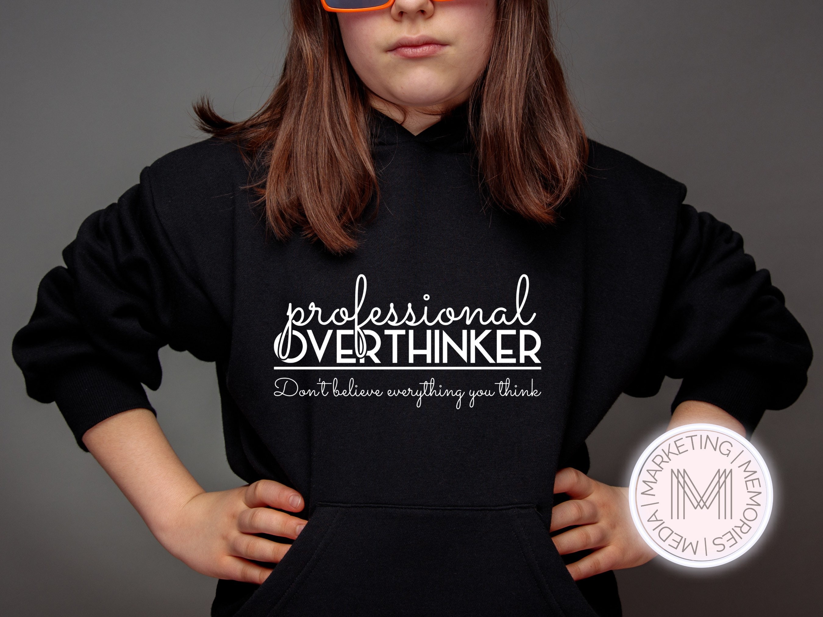 Professional Overthinker SVG/PNG Cricut Silhouette Cut File, Don't ...