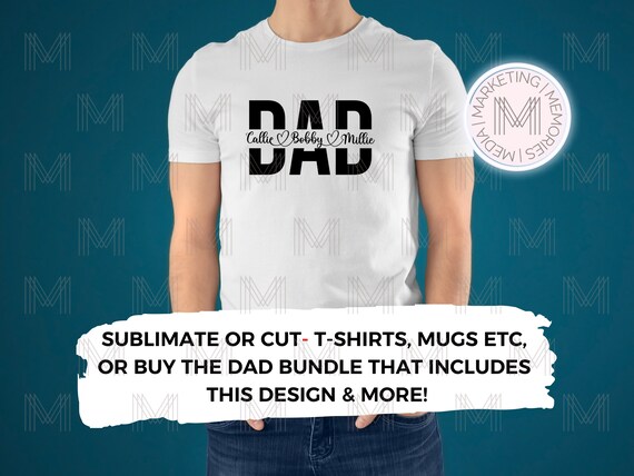 Dad SVG Father Svg Father's Day SVG Sublimation Dad | Etsy UK
