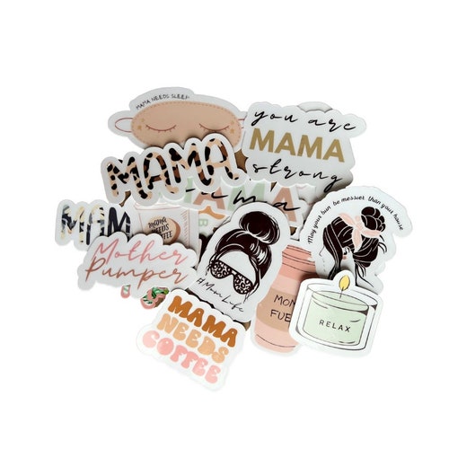 MAMA Collection Custom Stickers Waterproof Stickers - Etsy