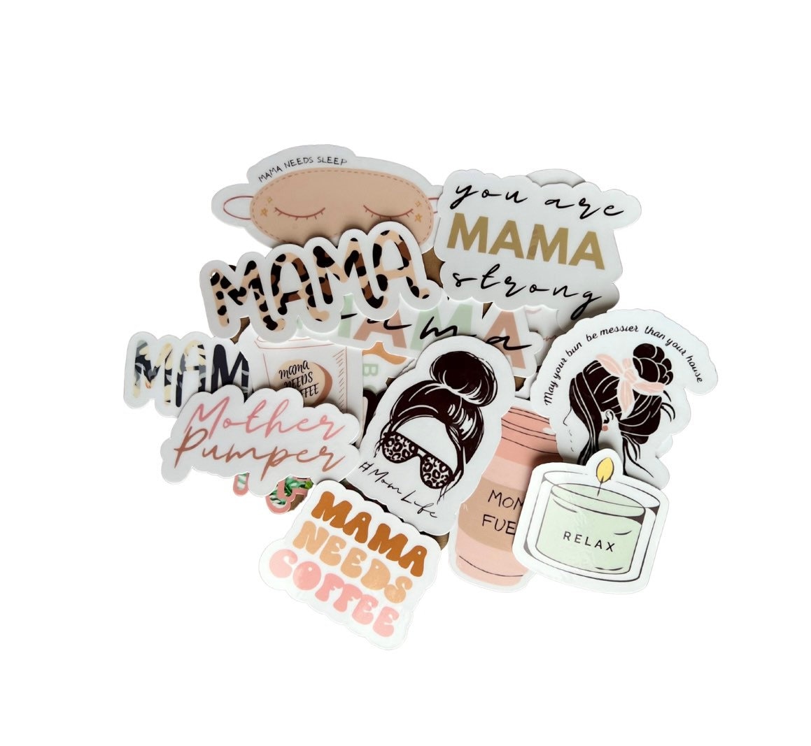 MAMA Collection Custom Stickers Waterproof Stickers - Etsy