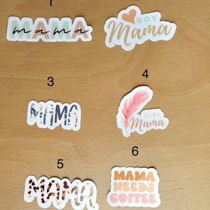 MAMA Collection Custom Stickers Waterproof Stickers - Etsy