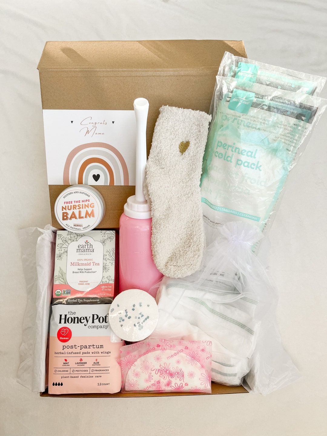Postpartum Care Package Baby Shower Gift New Mom Gift Box Pregnancy ...