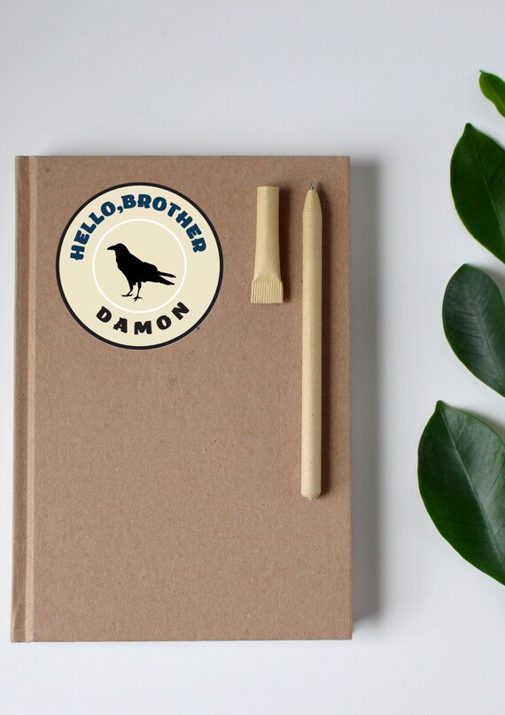 Autocollant Damon Et Stefan Sticker Hello Brother Inspiré the | Etsy