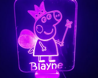 Peppa Pig Lamp | Etsy UK