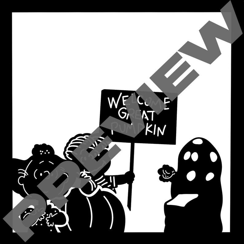 DIGITAL Charlie Brown Shadow Box Template - Etsy