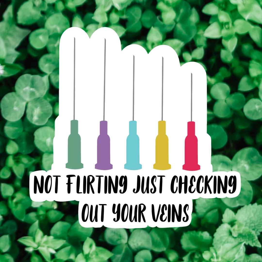 Needles Sticker Waterproof Vinyl Sticker - Etsy