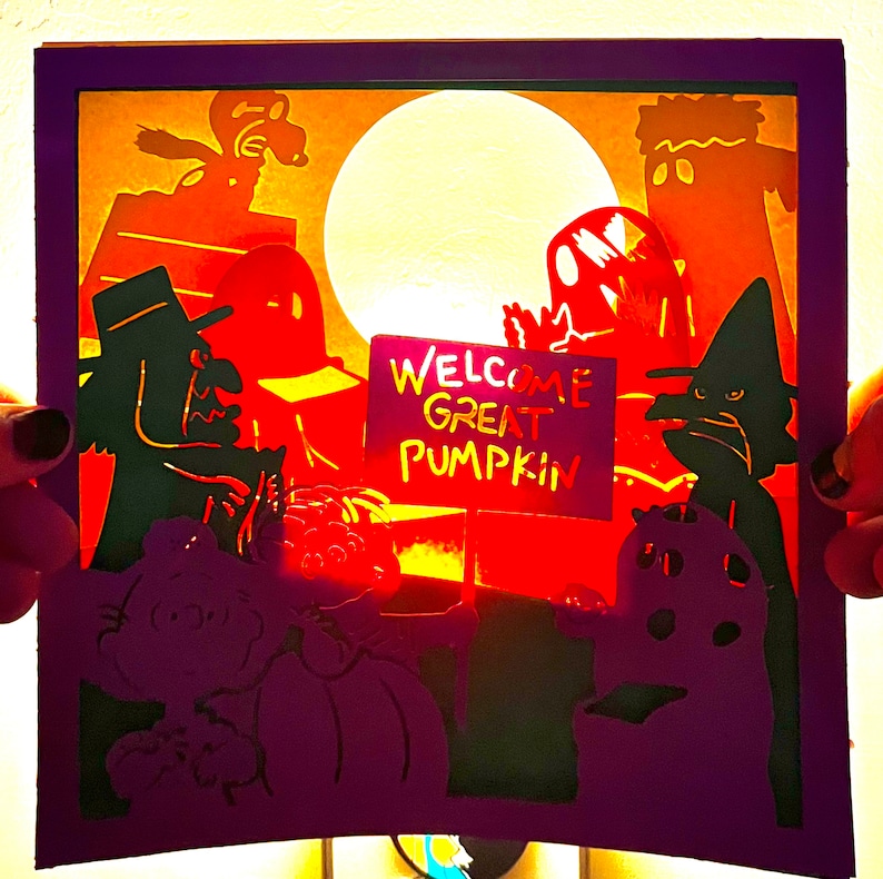 DIGITAL Charlie Brown Shadow Box Template - Etsy