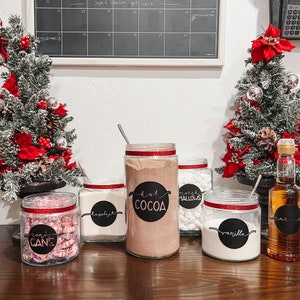 DIGITAL Hot Cocoa Labels - Etsy