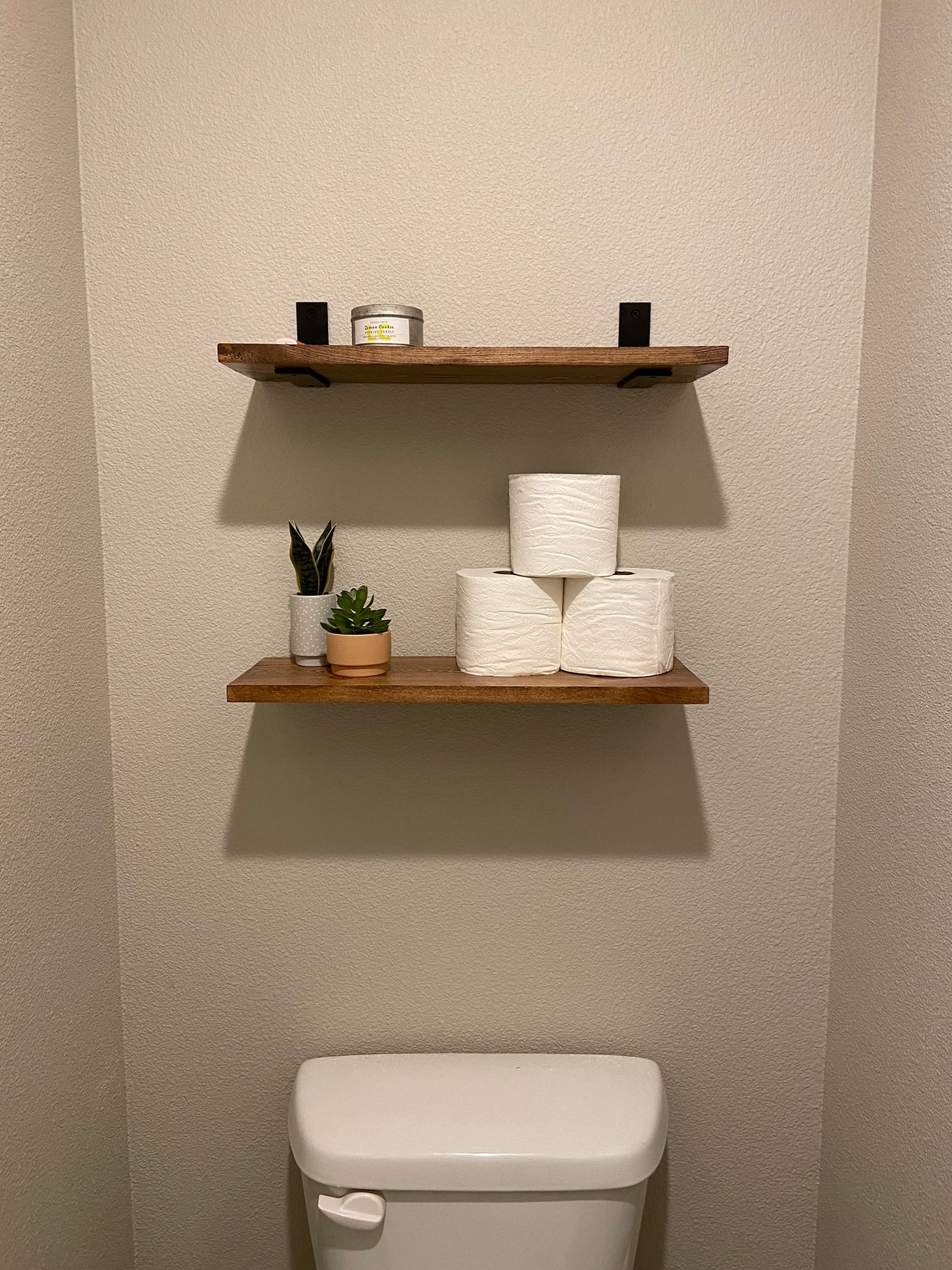 Rustic Wooden Shelves - Etsy