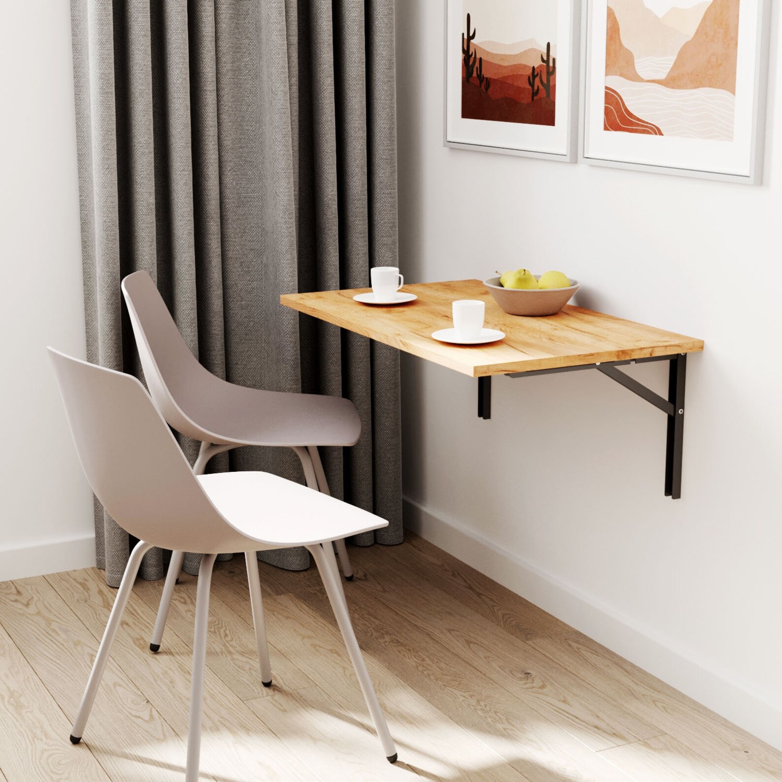 GOLD CRAFT Mesa de pared Mesa plegable de pared Mesa de - Etsy España
