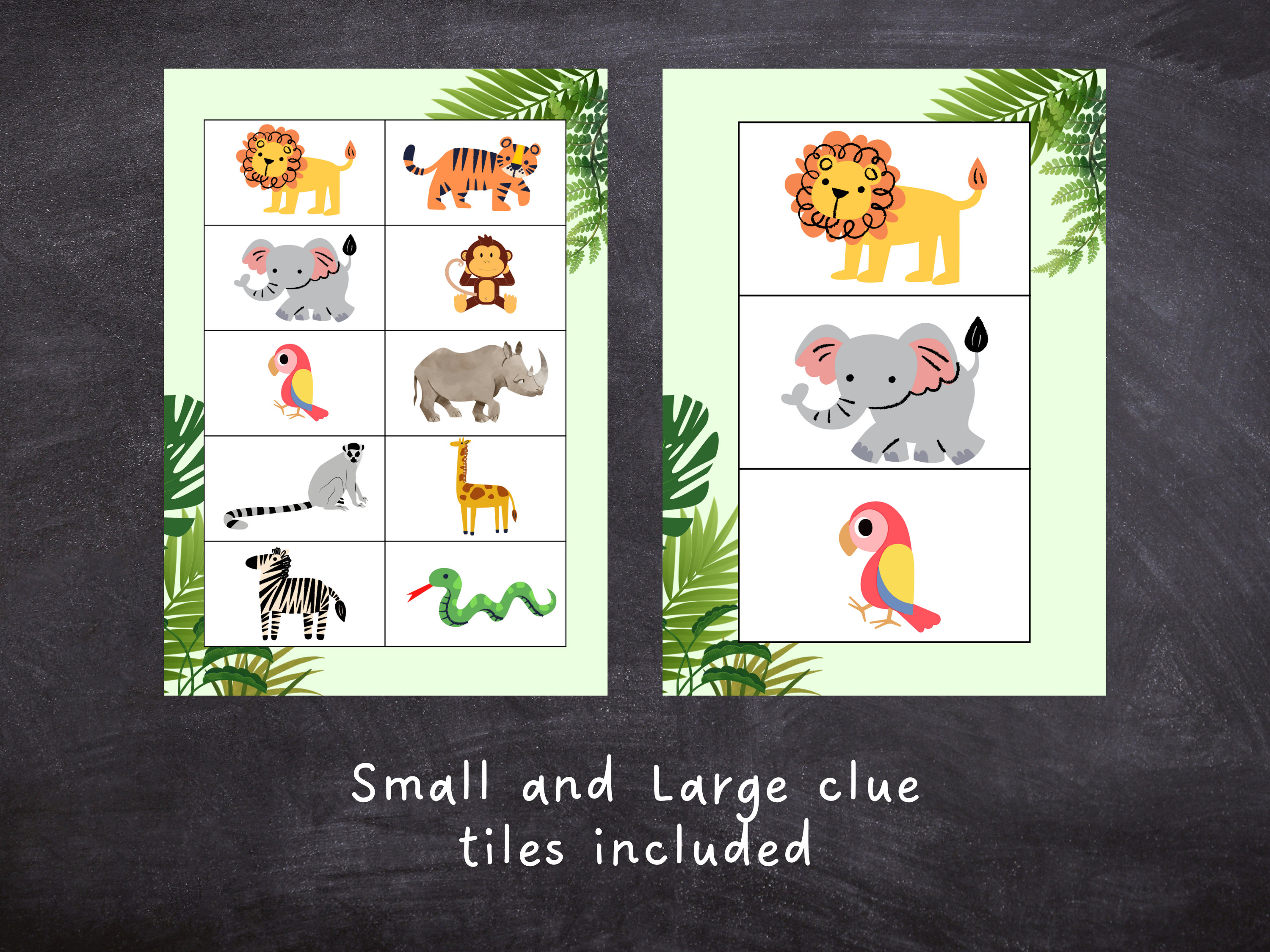 In the Jungle Treasure Hunt | Kids Birthday Party Game | Scavenger Hunt ...