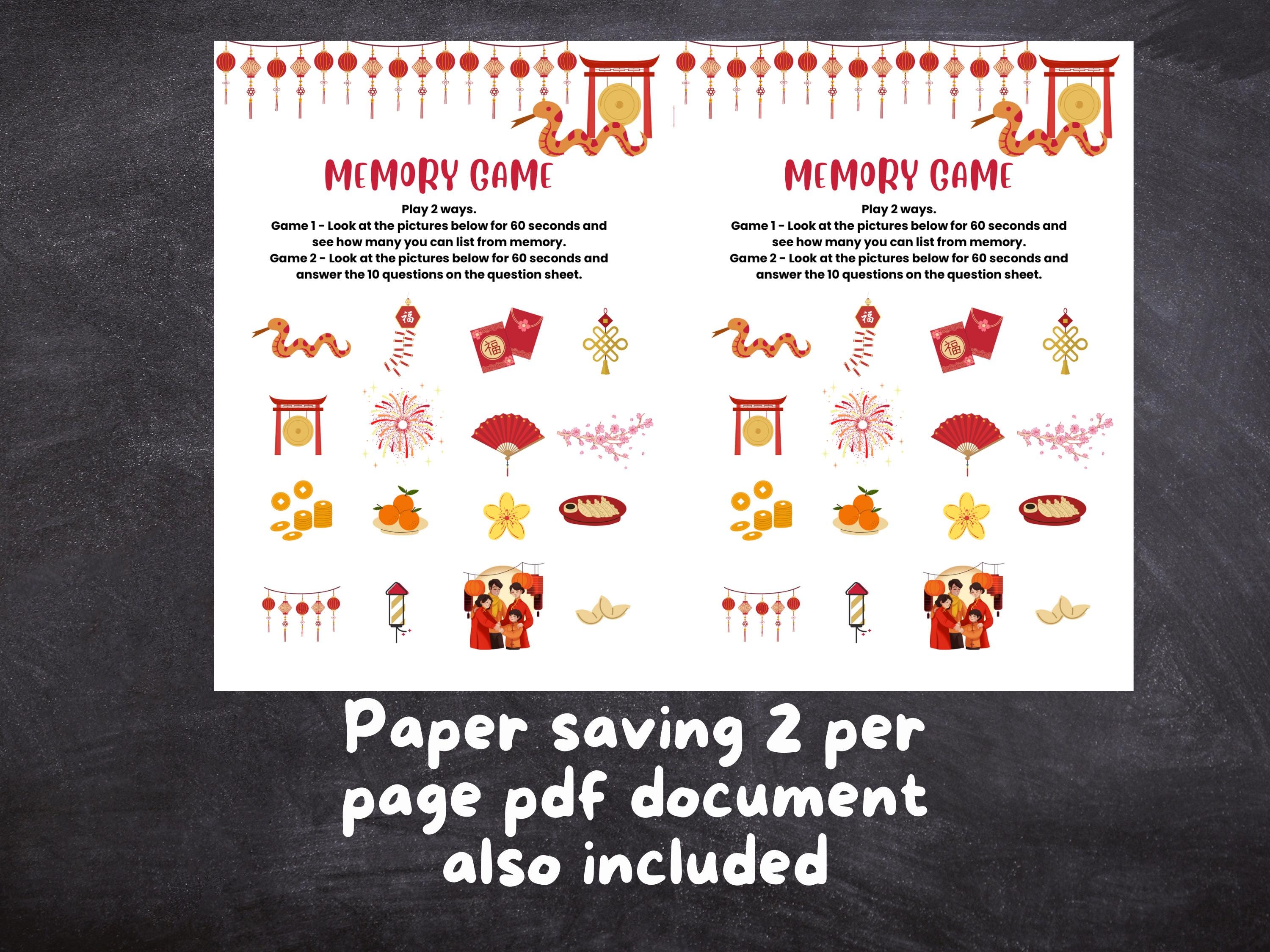 Chinese New Year Games Bundle, Family Games Bundle, Chinese New Years ...