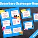 Superhero Scavenger Hunt: Kids Birthday Party Game (instant Download ...