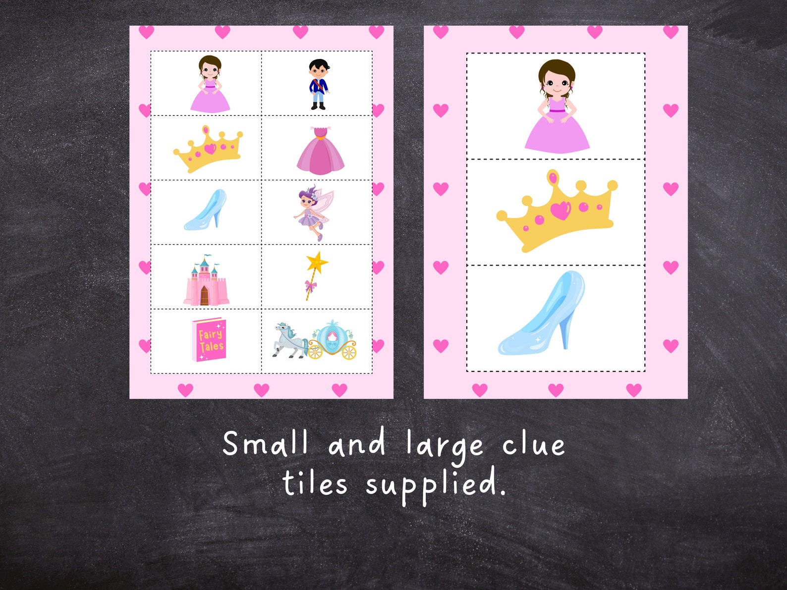 Princess Treasure Hunt, Kids Birthday Party Games, Fairy Tale Scavenger ...