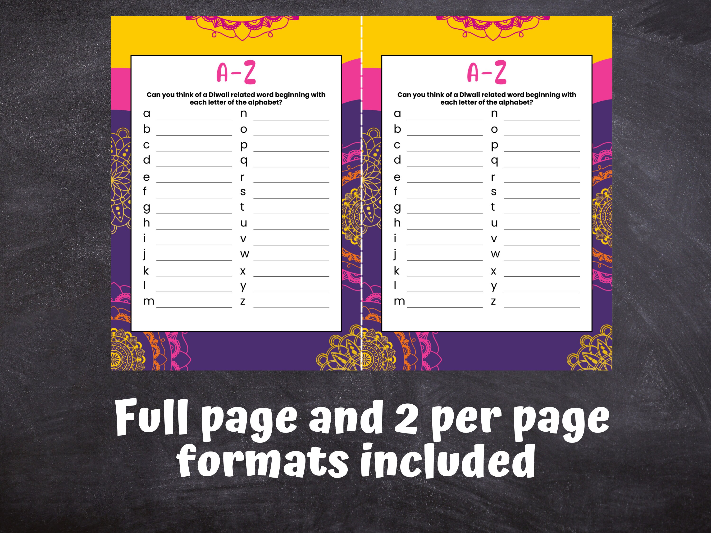 Diwali Games Bundle, Activities for Adults & Kids, Printable Festival ...