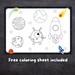Space Activity Sheet, Coloring Sheet, Space Party, Kids Birthday ...