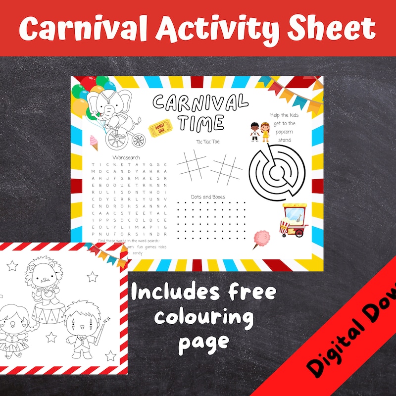 Printable Carnival - Etsy