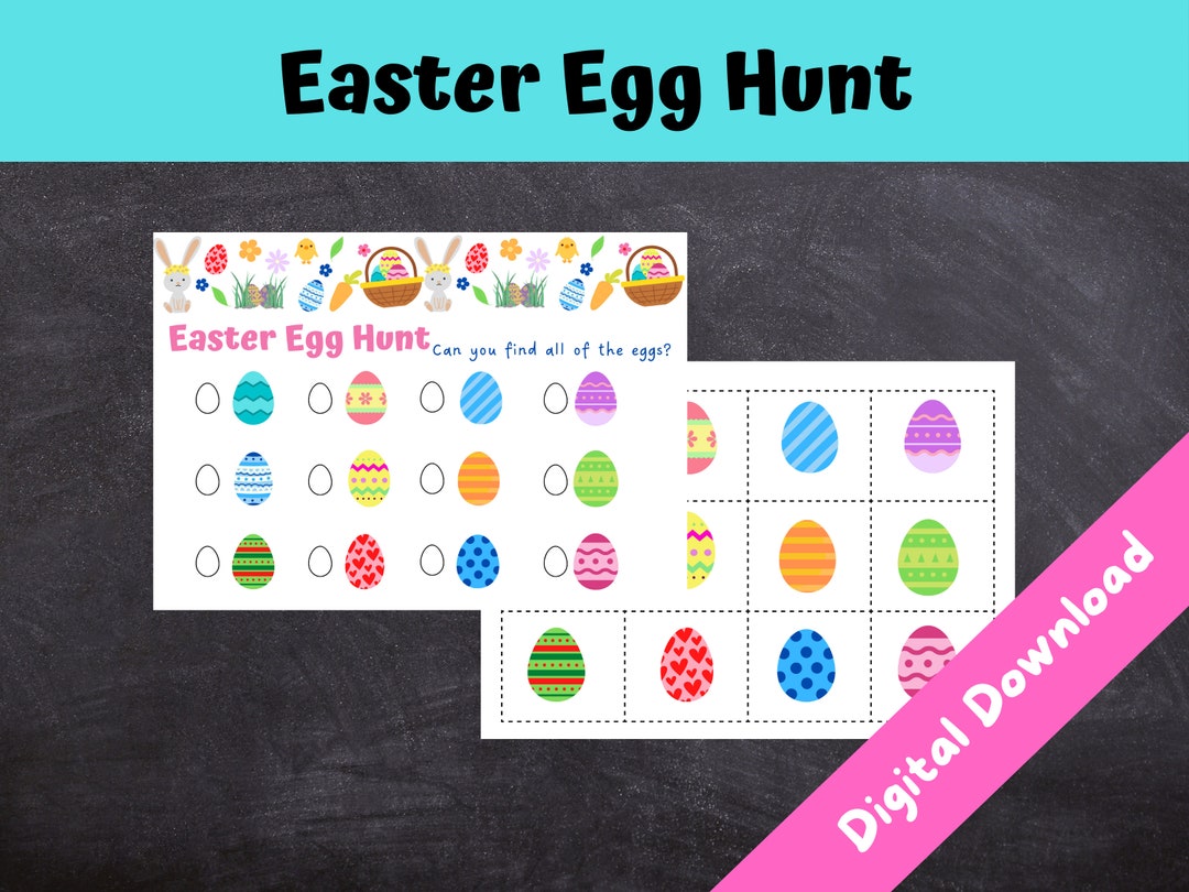 Easter Egg Hunt | Easter Bunny | Scavenger Hunt | Treasure Hunt | Games ...