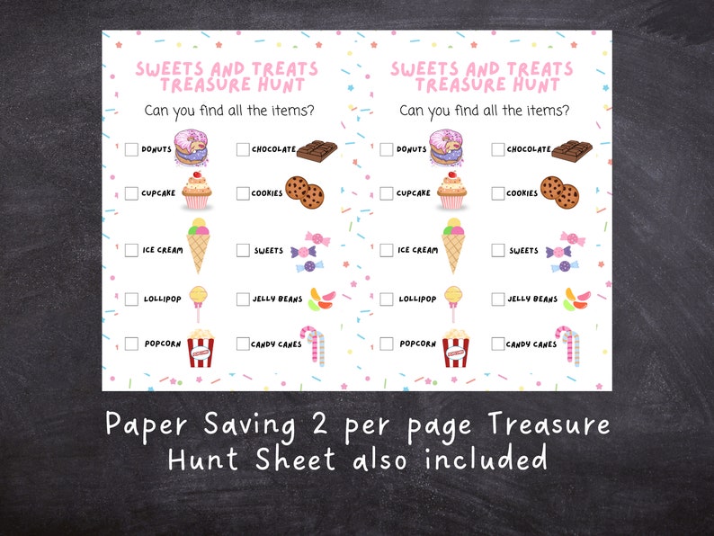Sweets and Treats Themed Treasure Hunt | Kids Birthday Party Games ...