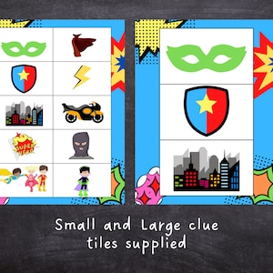 Superhero Treasure Hunt, Kids Birthday Party Games, Scavenger Hunt ...