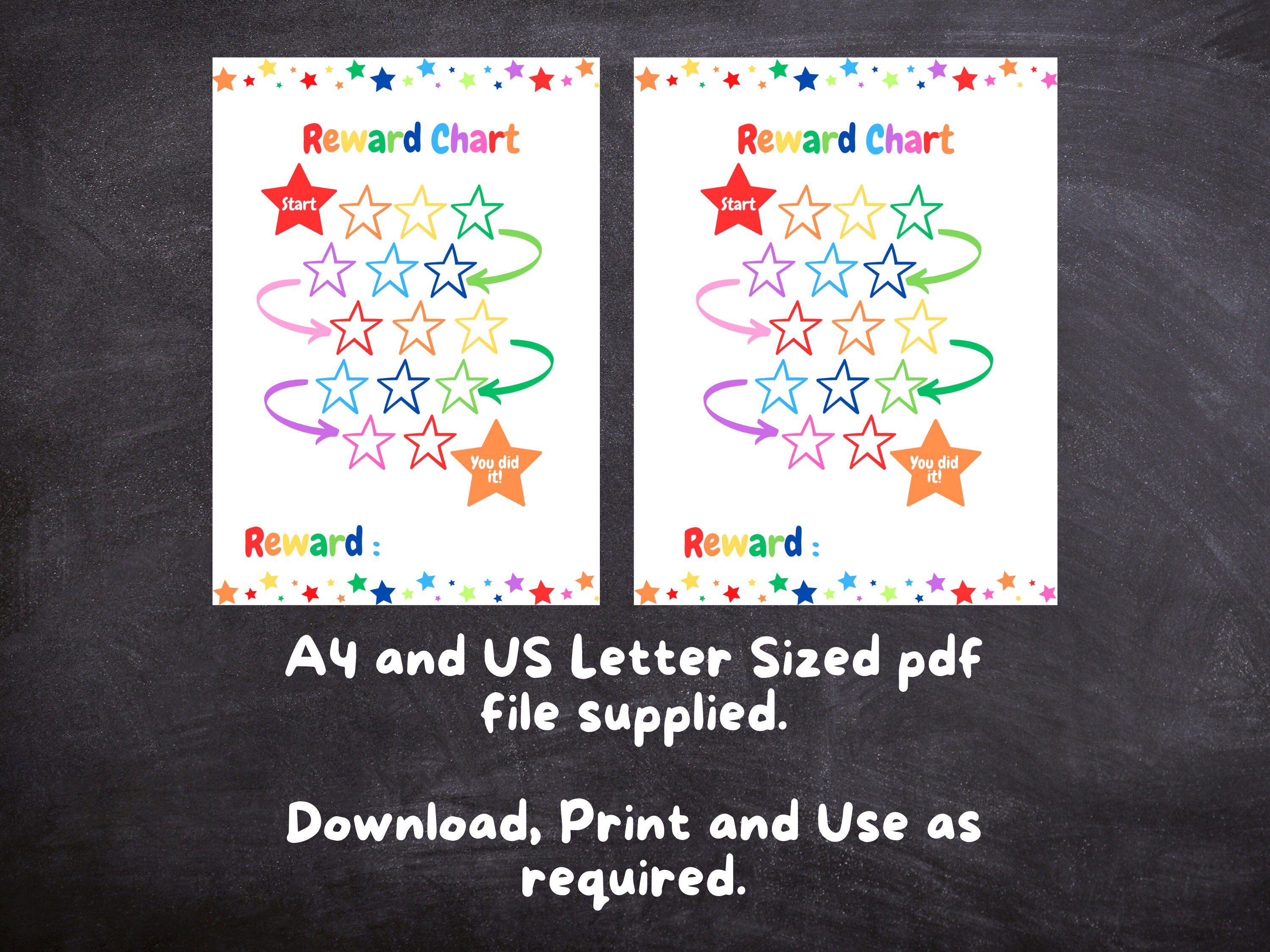 Behaviour and Reward Chart Bundle, Child or Toddler, Boy Girl ASD SEN ...