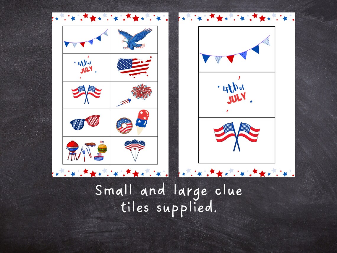 Fourth of July Treasure Hunt, Kids Party Game, Scavenger Hunt, 4th of ...