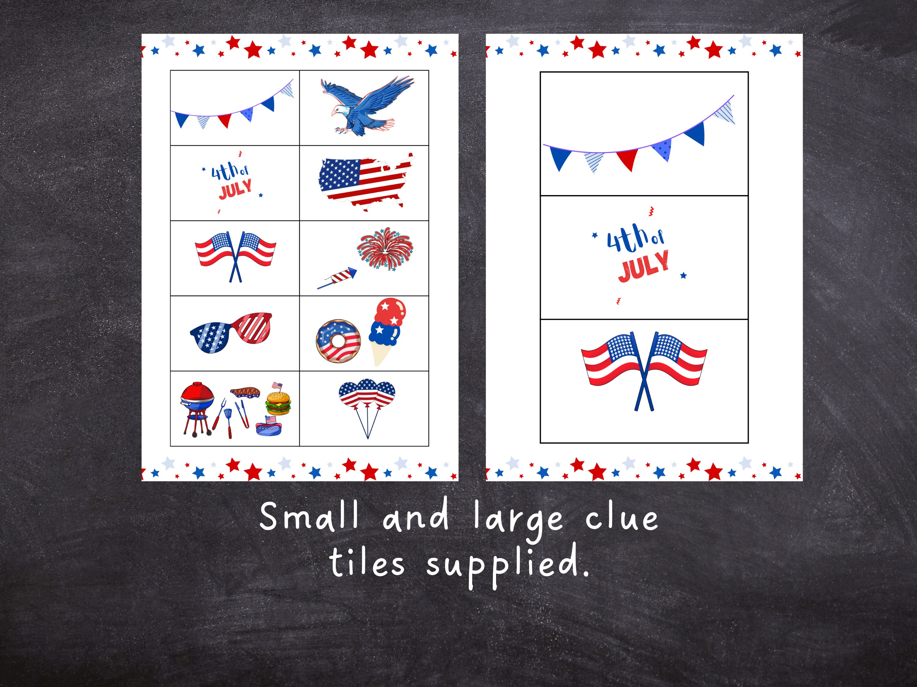 Fourth of July Treasure Hunt, Kids Party Game, Scavenger Hunt, 4th of ...
