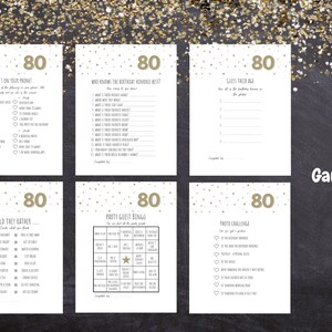 80th Birthday Party Games: Music & Movie Trivia (digital Download) - Etsy