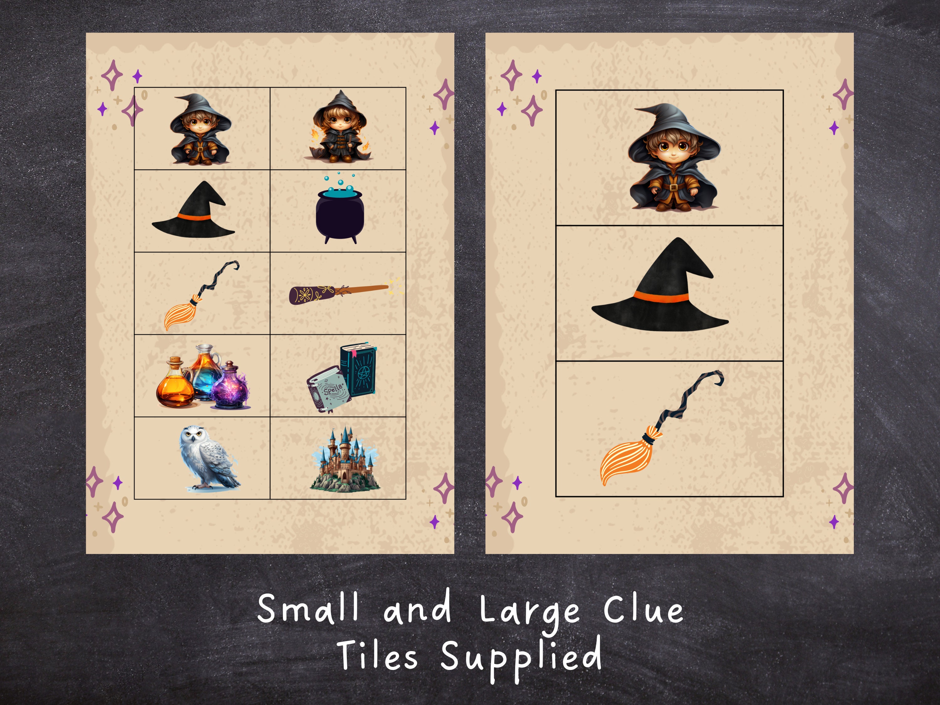 Magic Treasure Hunt , Kids Birthday Party Games, Scavenger Hunt, Wizard ...