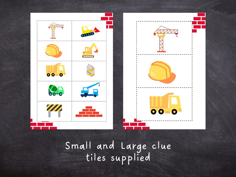 Construction Site Treasure Hunt: Kids Birthday Party Game (digital ...