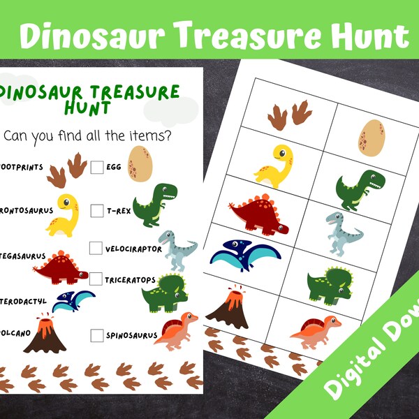 Dinosaur Party Game - Etsy