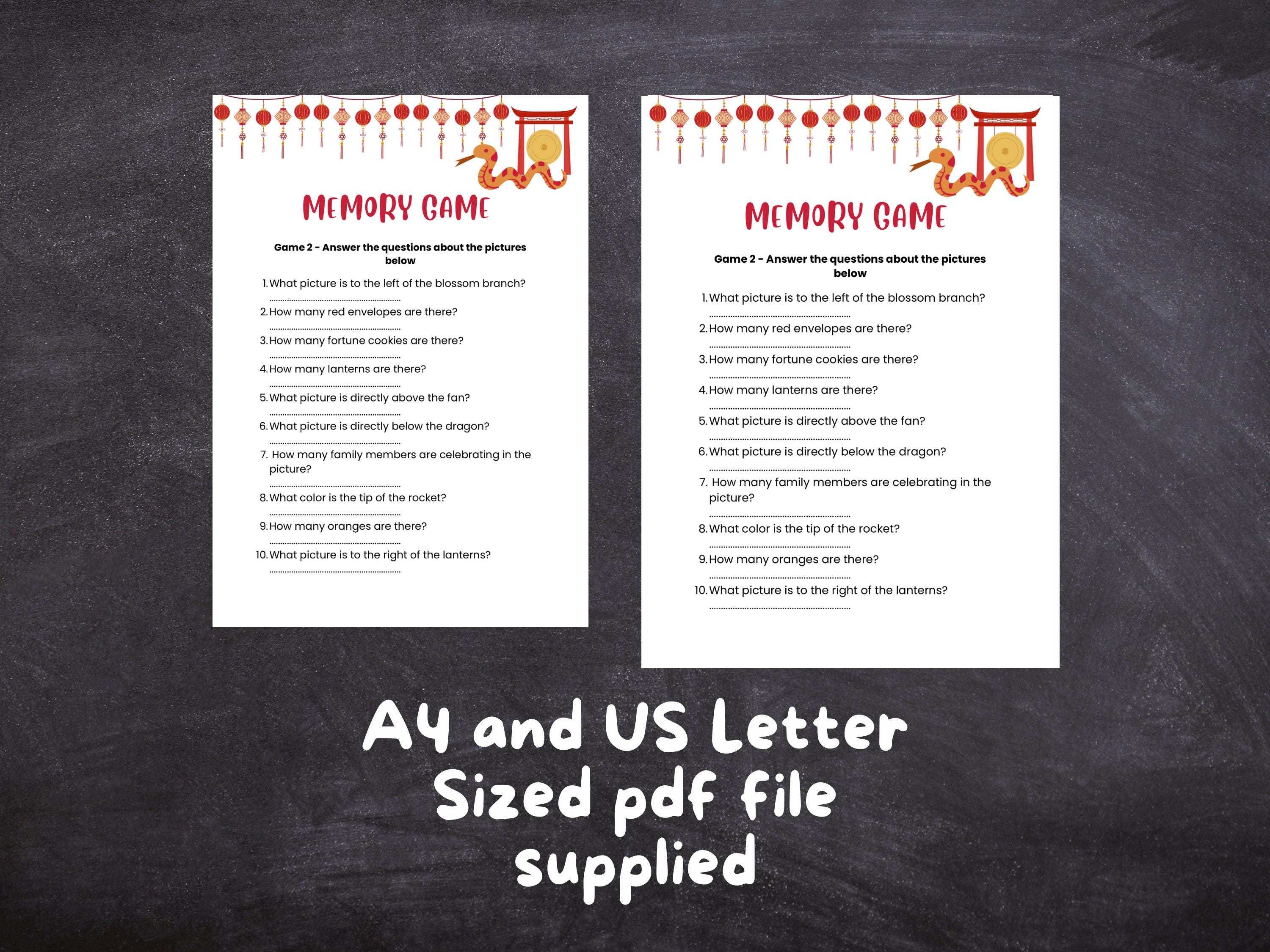 Chinese New Year Games Bundle, Family Games Bundle, Chinese New Years ...