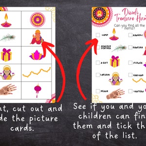 Diwali Treasure Hunt, Kids Diwali Game, Diwali Scavenger Hunt, Diwali ...