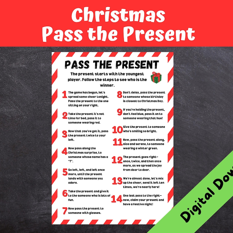 Printable Forfeits for Pass the Parcel - Etsy UK