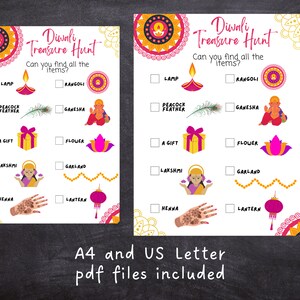 Diwali Treasure Hunt, Kids Diwali Game, Diwali Scavenger Hunt, Diwali ...