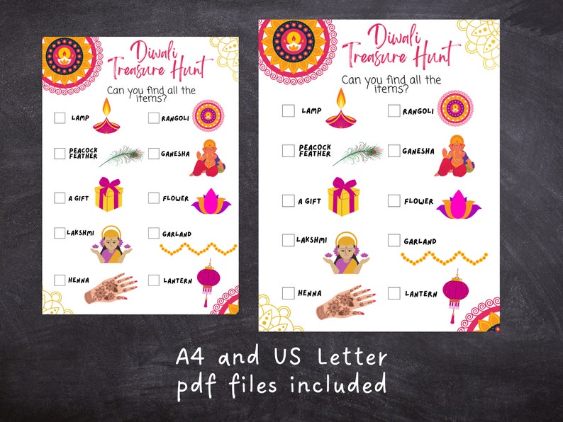 Diwali Treasure Hunt, Kids Game (digital Download) - Etsy