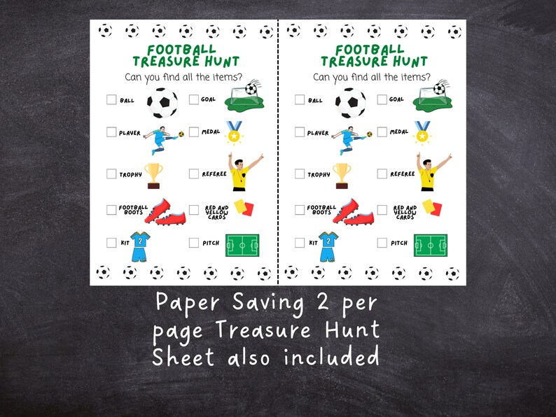 Football Treasure Hunt | Kids Football Game | Scavenger Hunt | Football ...