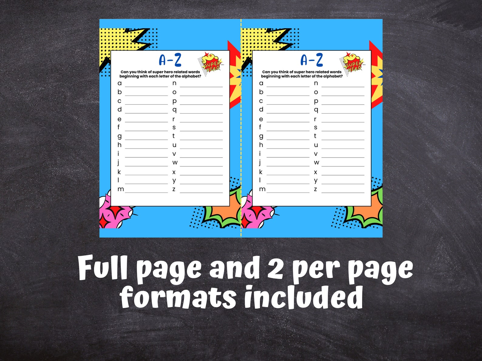 Superhero Party Games Bundle | Child / Kids Birthday Games | Superhero ...