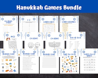 Hanukkah This or That Game Printable Chanukah Games (Download Now) - Etsy