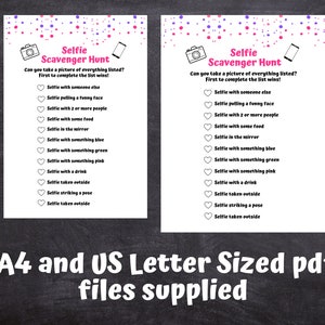 Printable Games Bundle, Tween Birthday Games, Girls Birthday Party ...