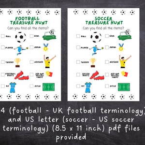 Football Treasure Hunt | Kids Football Game | Scavenger Hunt | Football ...