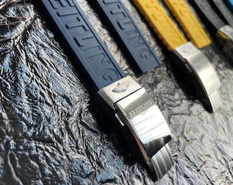 Breitling Rubber Strap 22mm - Etsy