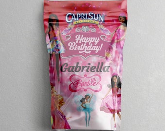 Barbie Capri Sun Label - Etsy