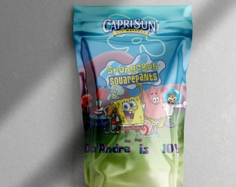 Editable Spongebob Template - Etsy