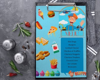 Blippi Birthday Template - Etsy