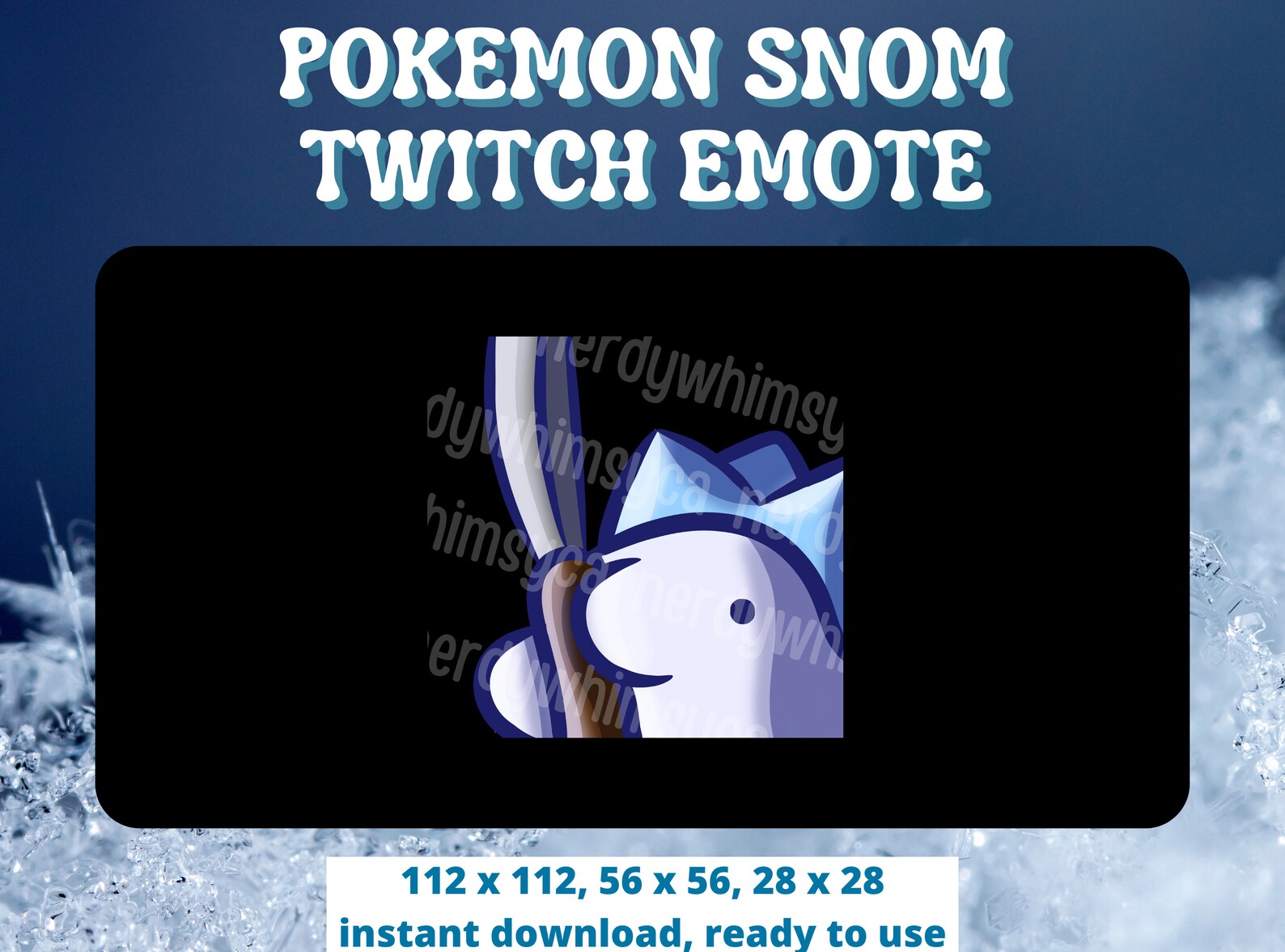 Pokemon Snom Knife Twitch Emote | Instant Download Ready to Use Twitch ...