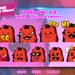 Chibi Oni 2, Twitch Emotes Pack, Discord Emotes Pack, Emotes for ...