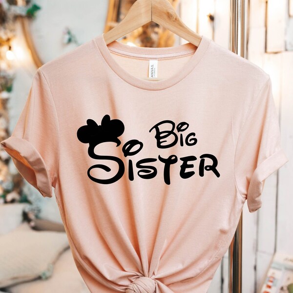 Big Sister Mickey Mouse Shirt - Etsy