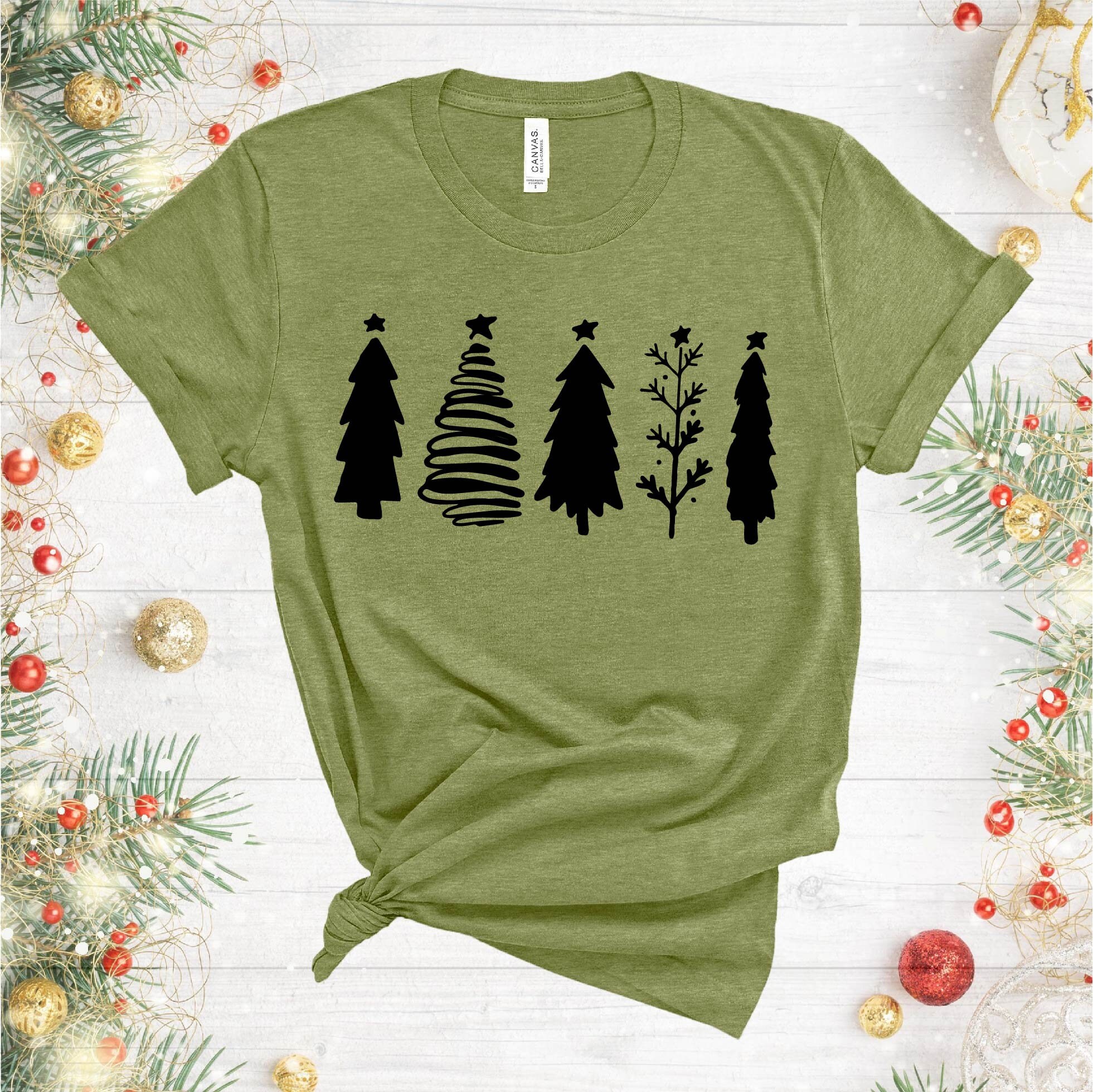 Christmas Tree Shirt, Christmas Tree Shirt for Women, Christmas Shirt ...