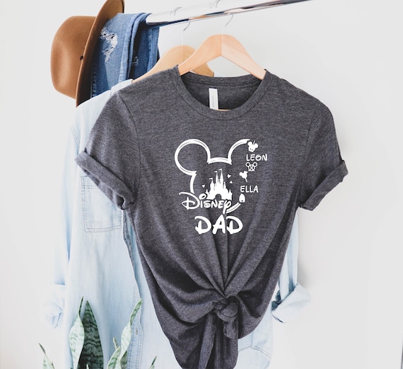 Disney Dad Shirt Personalization Disney Shirt Custom Family - Etsy